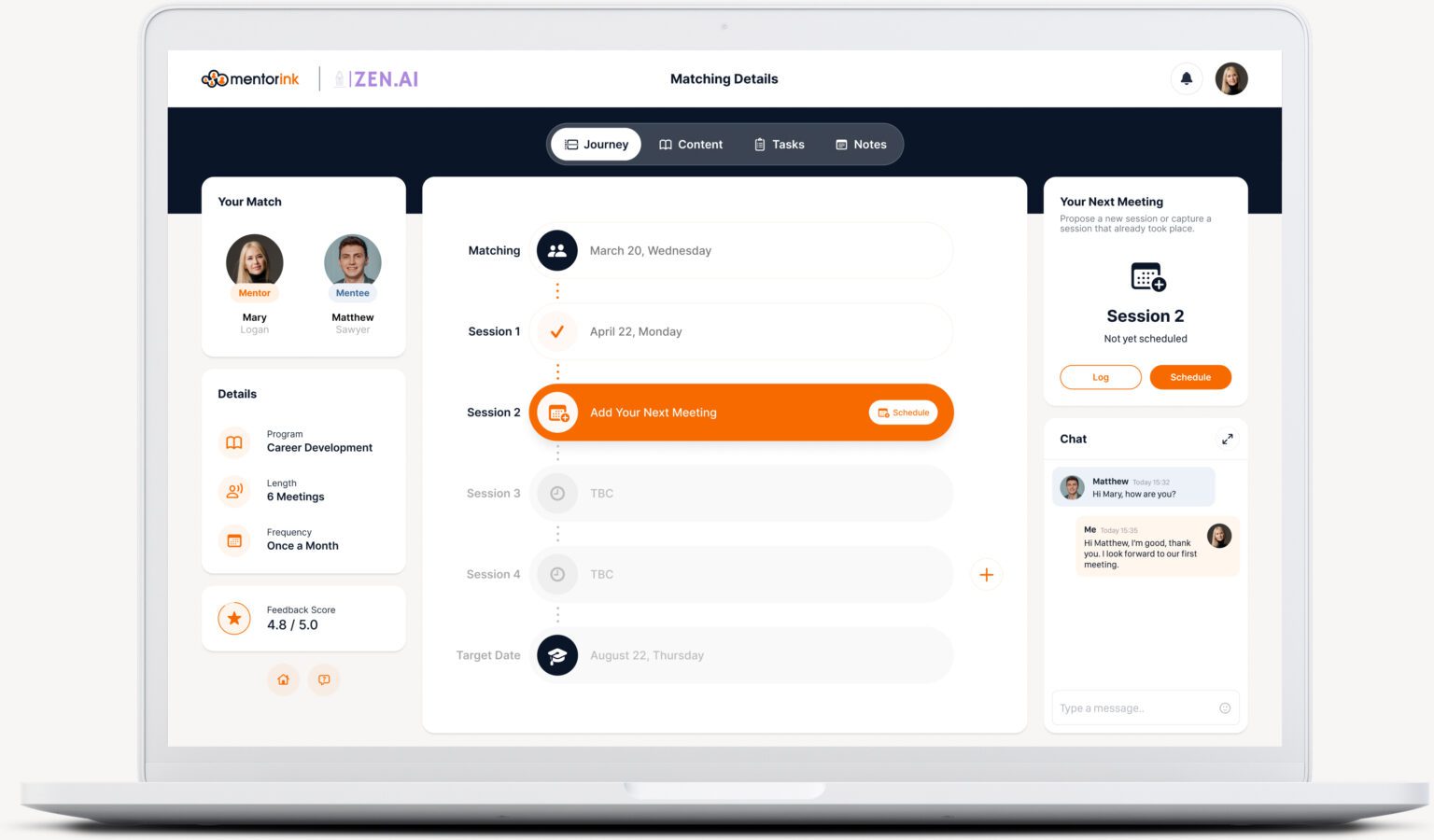Mentorink - The Ultimate Mentoring Software for Workplace and Organizations